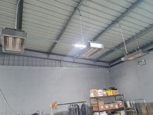 Industrial Heaters for warehouses, garages, commercial units